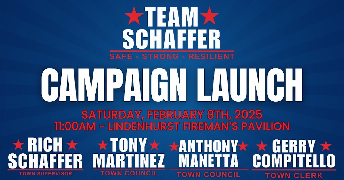 2025 Team Schaffer Campaign Launch · Suffolk County Democratic Committee